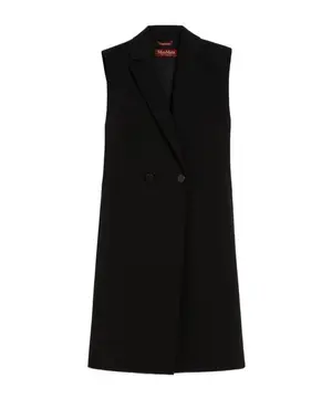 Max Mara Zena Double Breasted Sleeveless Gilet