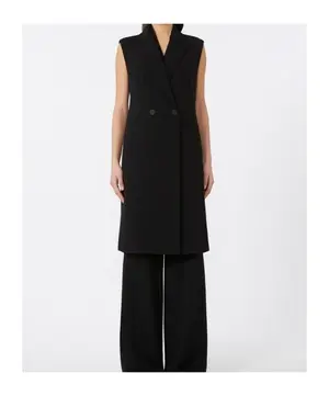 Max Mara Zena Double Breasted Sleeveless Gilet