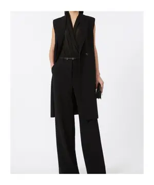 Max Mara Zena Double Breasted Sleeveless Gilet
