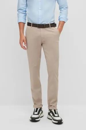 Hugo Boss Straight Leg Tailored Pants