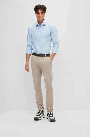 Hugo Boss Straight Leg Tailored Pants