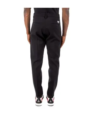 Dsquared2 Logo Patch Slim-cut Cropped Pants
