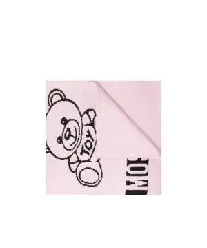 Moschino Logo Scarf - Pink