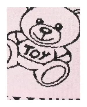 Moschino Logo Scarf - Pink