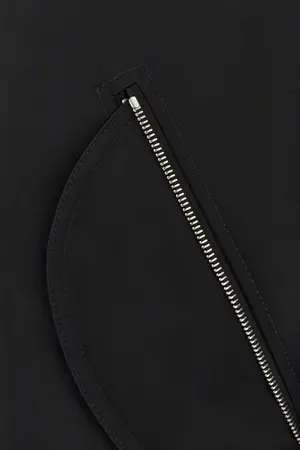 Off-White Zip-up Long-sleeved Jacket - Black