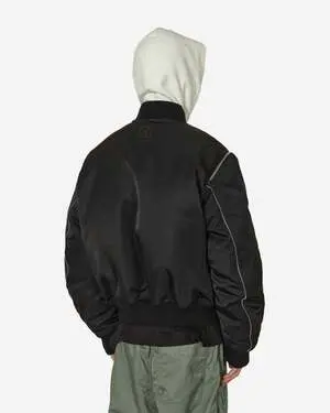Off-White Zip-up Long-sleeved Jacket - Black