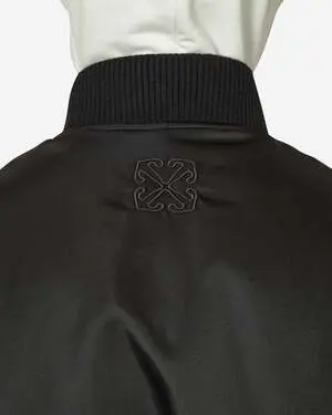 Off-White Zip-up Long-sleeved Jacket - Black