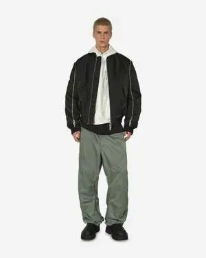 Off-White Zip-up Long-sleeved Jacket - Black