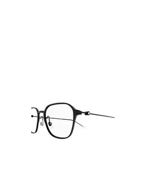 Montblanc Eyewear Geometric Frame Glasses - Black