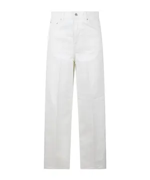 TOTEME Wide Leg Jeans - White