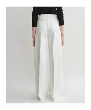 TOTEME Wide Leg Jeans - White