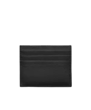 Prada Leather Card Holder - Black