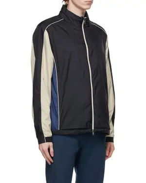 Zegna Panelled Zip-up Hooded Jacket