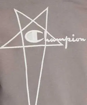 Rick Owens Champion Embroidered Logo Organic Cotton Jumper