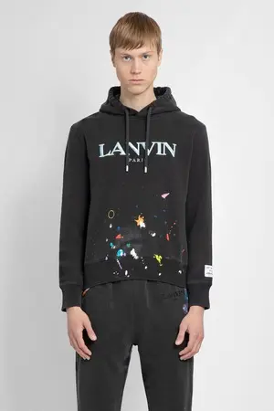 LANVIN Printed Logo Hoodie