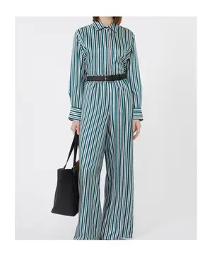 Max Mara Printed Silk Cropped Shirt