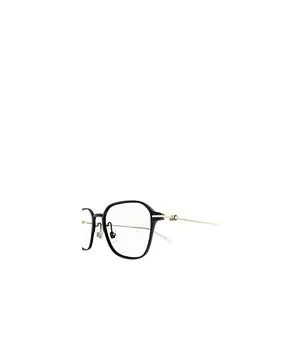 Montblanc Eyewear Square Frame Glasses - Black
