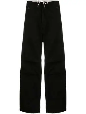 DARKPARK Cotton Trousers With Drawstring Waistband