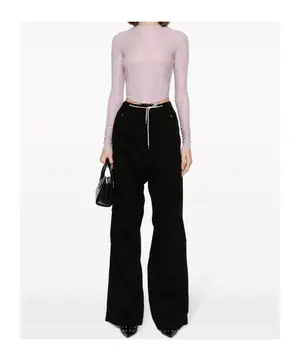 DARKPARK Cotton Trousers With Drawstring Waistband