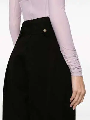 DARKPARK Cotton Trousers With Drawstring Waistband