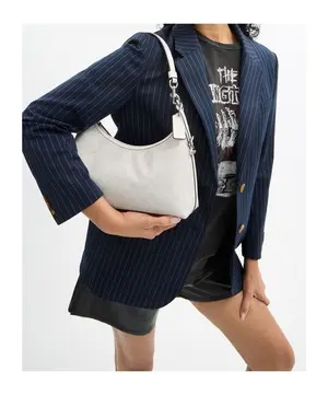 COACH Juliet Shoulder Bag In Signature Canvas - White
