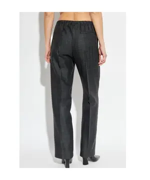 FORTE_FORTE Herringbone Pattern Trousers
