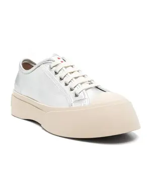 Marni Pablo Lace-up Sneakers - Silver