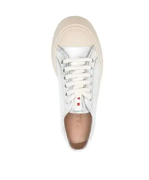 Marni Pablo Lace-up Sneakers - Silver