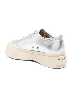 Marni Pablo Lace-up Sneakers - Silver