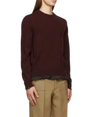 MAISON MARGIELA Ripped Detail Knit Jumper