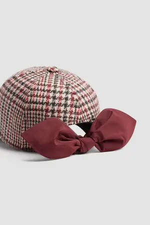 PATOU Couture Bow Detail Baseball Cap - Multicolor