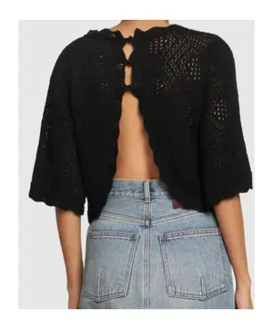 Posse Willa Knitted Crop Top