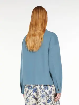Max Mara Buttoned Long-sleeve Jacket With Pointed Collar