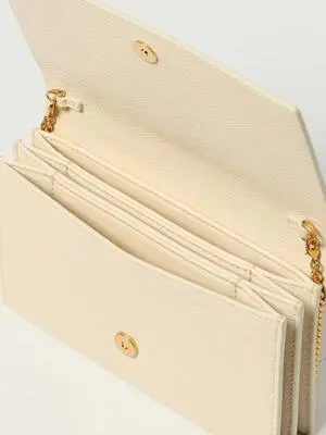 Valentino Garavani Vlogo Signature Foldover Top Shoulder Bag - Light Ivory