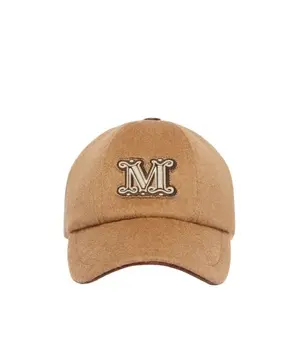 Max Mara M Monogram Baseball Cap - Camel