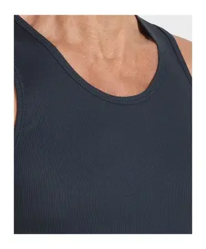 Zegna Cotton Blend Tank Top - Blue
