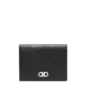 FERRAGAMO Logo Card Bag - Black
