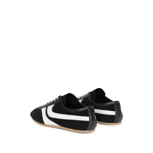 Dries Van Noten Round Toe Athletic Sneakers - Black