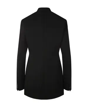 JIL SANDER Single-breasted Tailored Jacket - Black