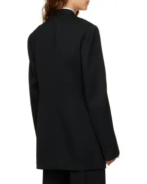 JIL SANDER Single-breasted Tailored Jacket - Black