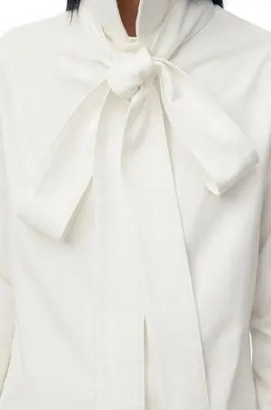 Loewe Bow Detailed Denim Shirt