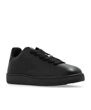 Burberry Embossed Lace-up Sneakers - Black