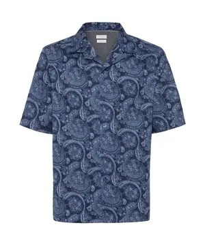 Brunello Cucinelli Paisley-print Cotton Shirt