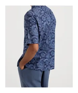 Brunello Cucinelli Paisley-print Cotton Shirt