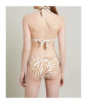 Max Mara Printed Triangle Bikini Top