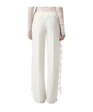 Blumarine Lace Trim Trousers