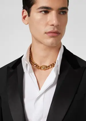 Versace Medusa Chain-link Necklace