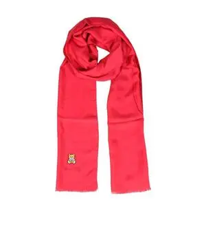 Moschino Logo Scarf - Red