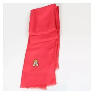 Moschino Logo Scarf - Red