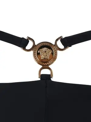 Versace Medusa Plaque Stretched Bikini Bottoms